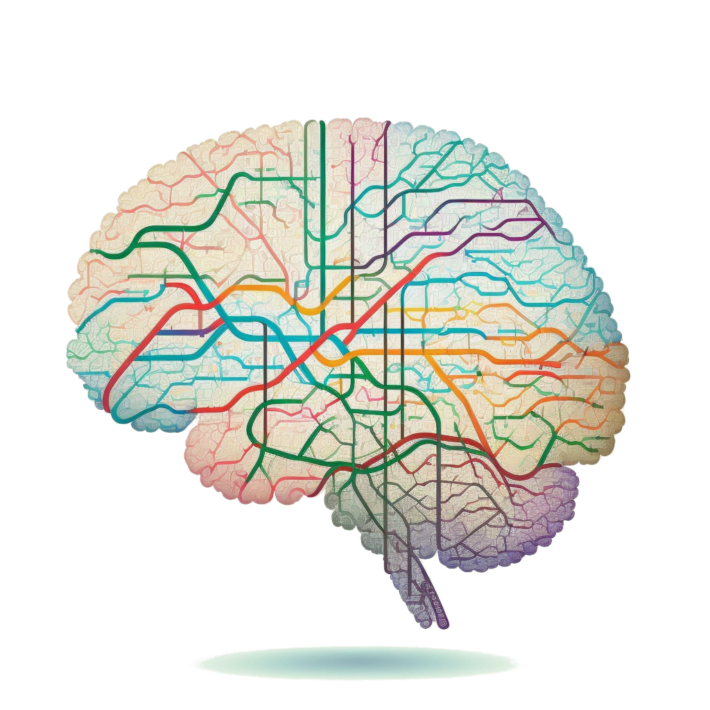 brain subway map BIG WHITE – Kartograferna